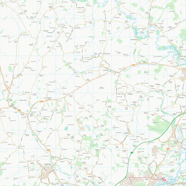 East Suffolk District (TM25) Map by UK Topographic Maps | Avenza Maps