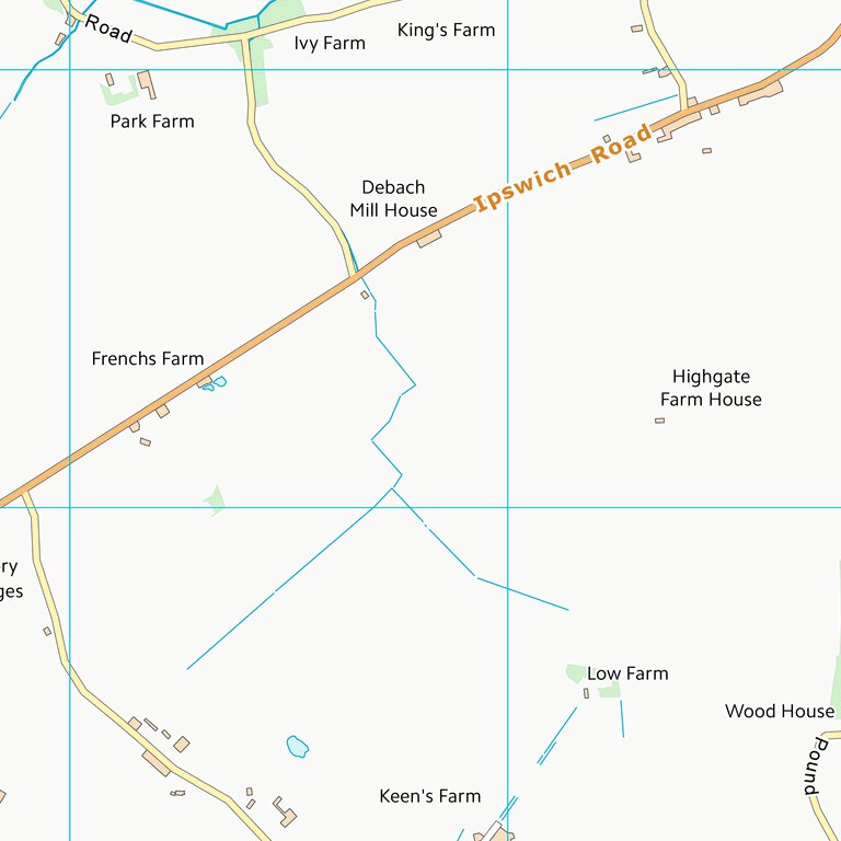 East Suffolk District (TM25) Map by UK Topographic Maps | Avenza Maps