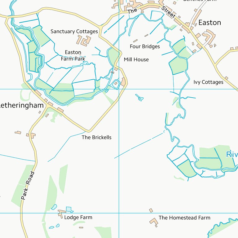 East Suffolk District (TM25) Map by UK Topographic Maps | Avenza Maps