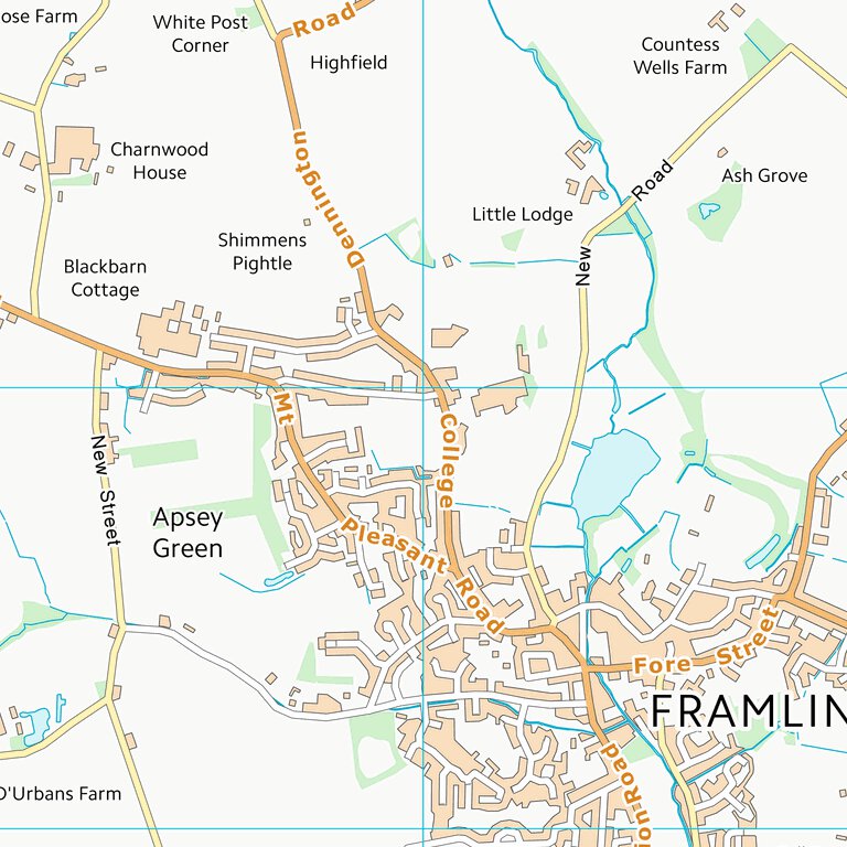 East Suffolk District (TM26) Map by UK Topographic Maps | Avenza Maps