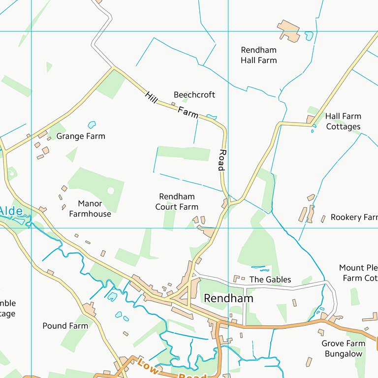 East Suffolk District (TM36) Map by UK Topographic Maps | Avenza Maps