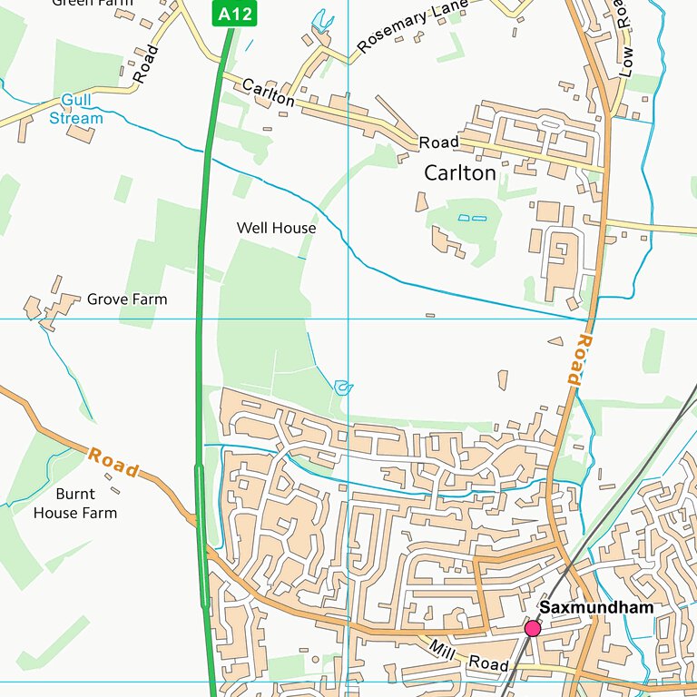 East Suffolk District (TM36) Map by UK Topographic Maps | Avenza Maps