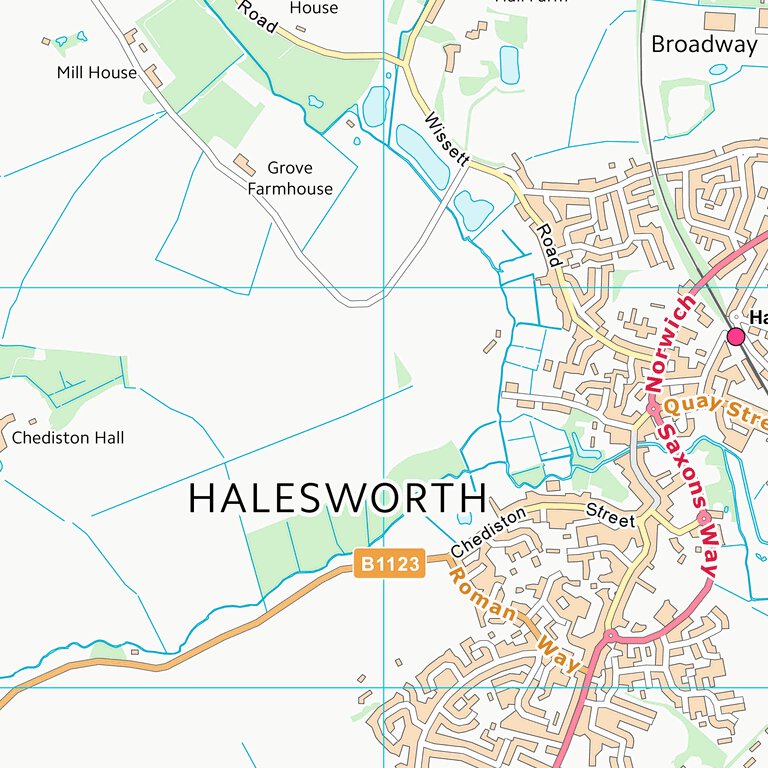 East Suffolk District (TM37) Map by UK Topographic Maps | Avenza Maps