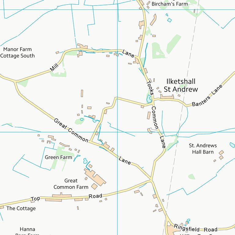 East Suffolk District (TM38) Map by UK Topographic Maps | Avenza Maps