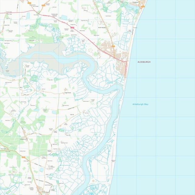 East Suffolk District (TM45) Map by UK Topographic Maps | Avenza Maps