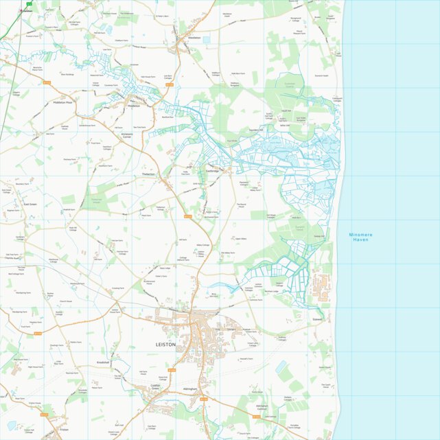East Suffolk District (TM46) Map by UK Topographic Maps | Avenza Maps