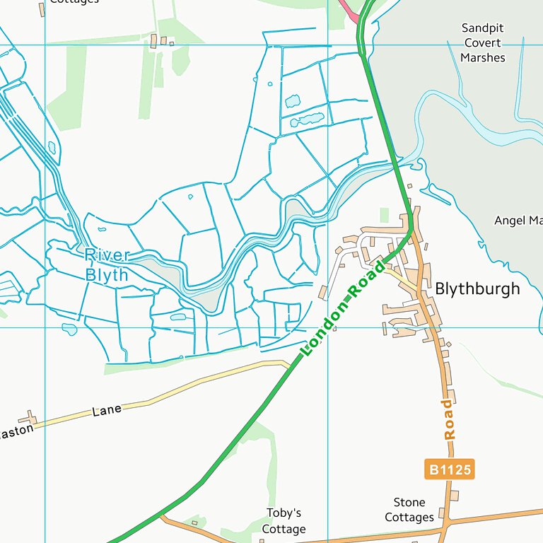 East Suffolk District (TM47) Map by UK Topographic Maps | Avenza Maps