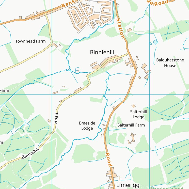 Falkirk (NS87) Map by UK Topographic Maps | Avenza Maps