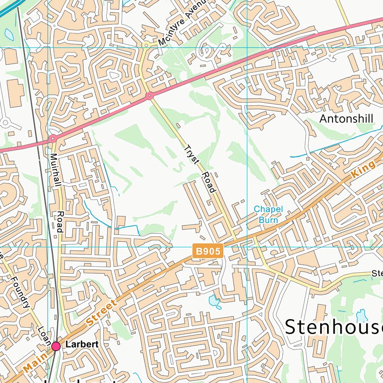 Falkirk (NS88) Map by UK Topographic Maps | Avenza Maps