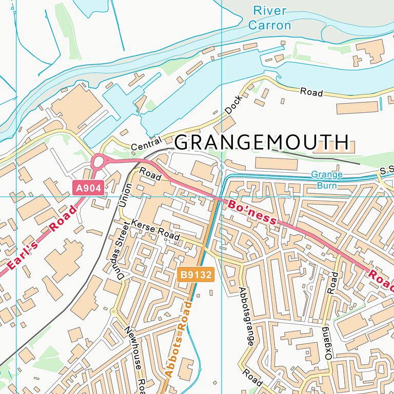 Falkirk (NS98) Map by UK Topographic Maps | Avenza Maps
