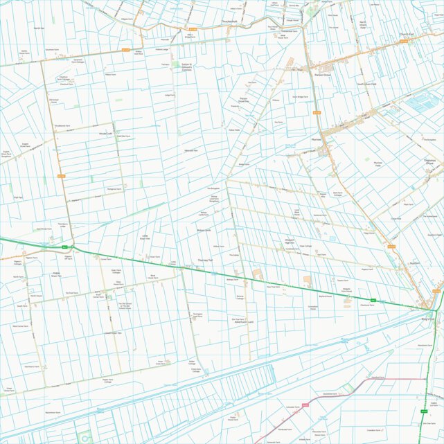 Fenland District (TF30) Map by UK Topographic Maps | Avenza Maps