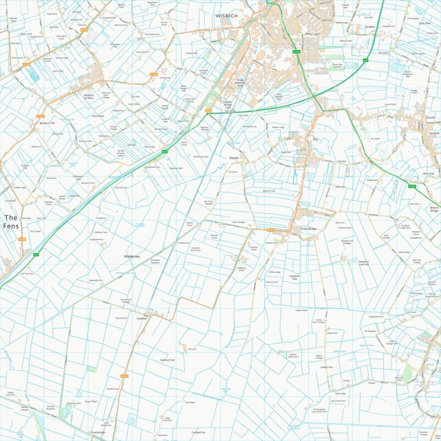 Fenland District (TF40) Map by UK Topographic Maps | Avenza Maps