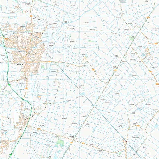 Fenland District (TL49) Map by UK Topographic Maps | Avenza Maps