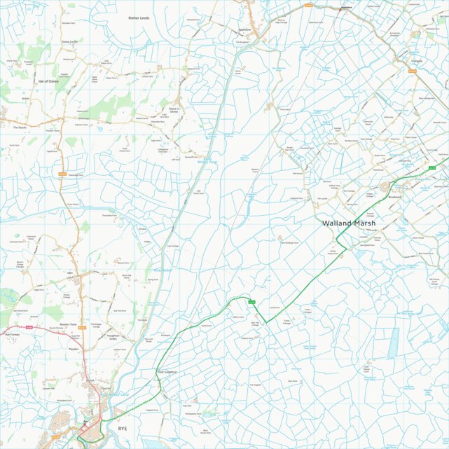 Folkestone and Hythe District (TQ92) Map by UK Topographic Maps ...