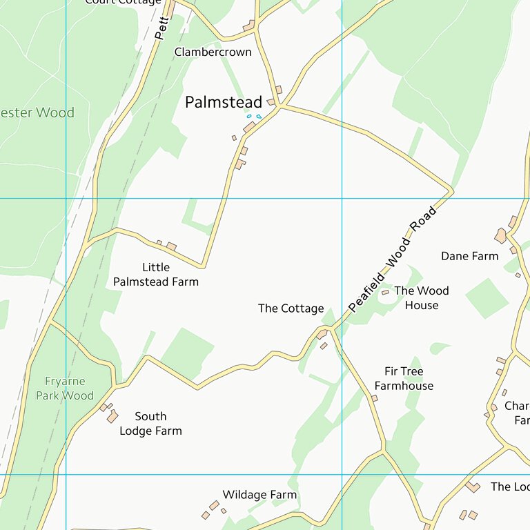 Folkestone and Hythe District (TR14) Map by UK Topographic Maps ...