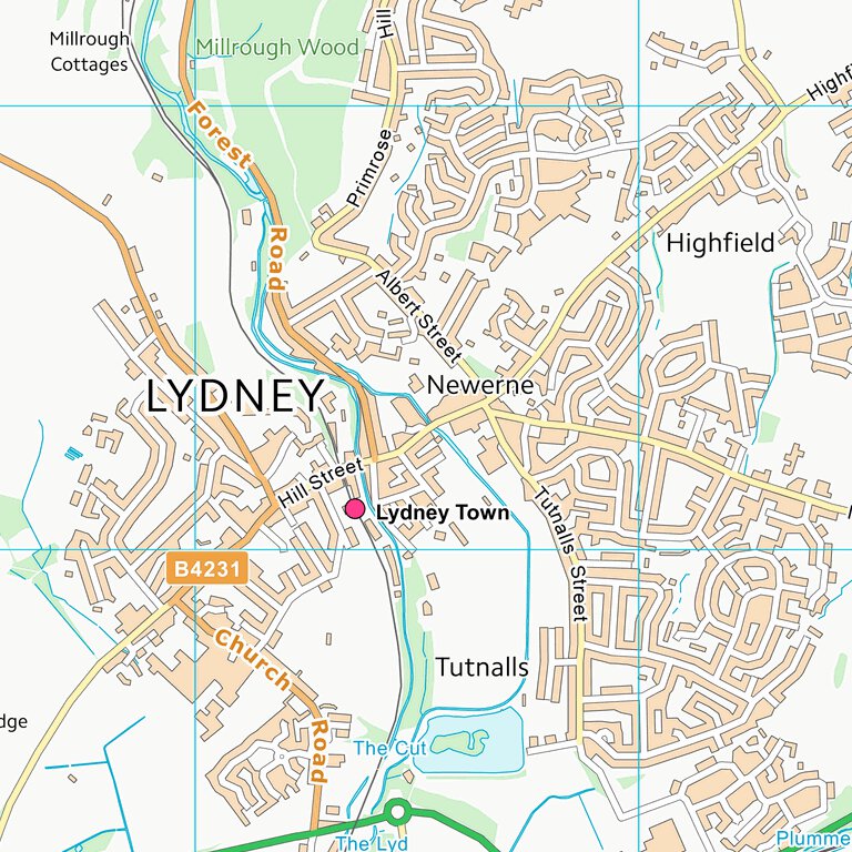 Forest of Dean District (SO60) Map by UK Topographic Maps | Avenza Maps