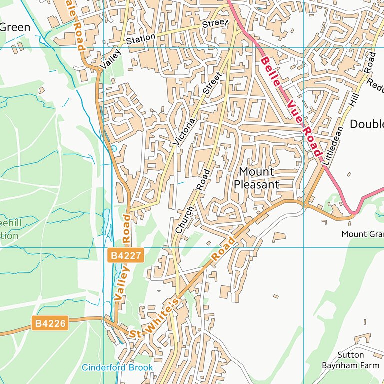 Forest of Dean District (SO61) Map by UK Topographic Maps | Avenza Maps