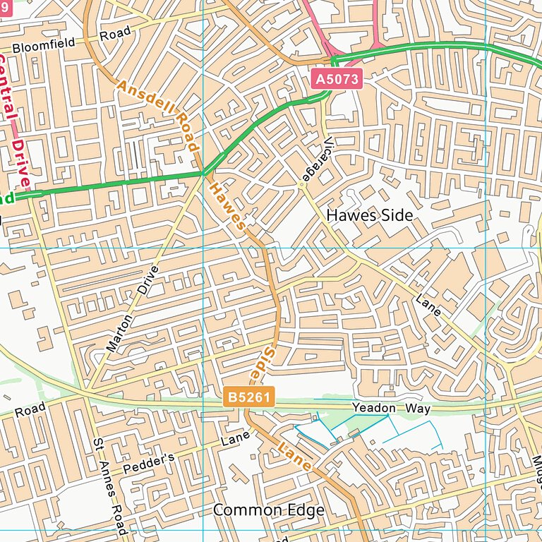 Fylde District (B) (SD33) Map by UK Topographic Maps | Avenza Maps