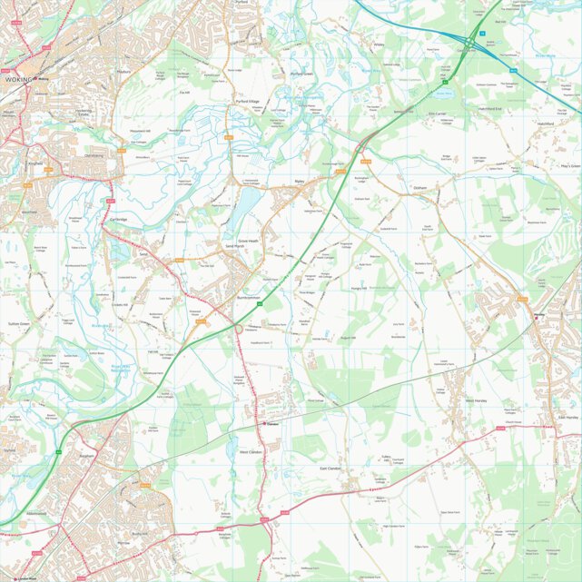 Guildford District (B) (TQ05) Map by UK Topographic Maps | Avenza Maps
