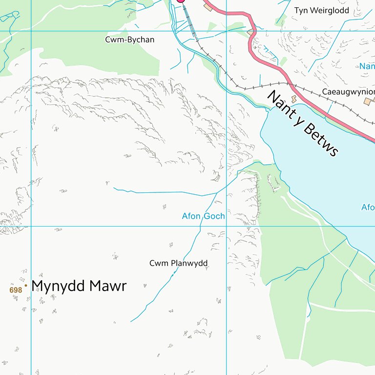 Gwynedd - Gwynedd (SH55) Map by UK Topographic Maps | Avenza Maps