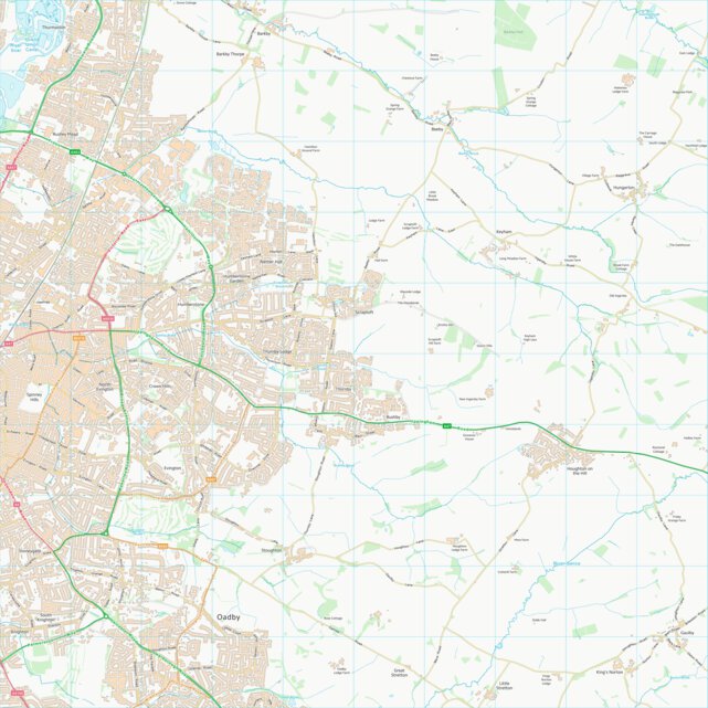 Harborough District (SK60) Map by UK Topographic Maps | Avenza Maps