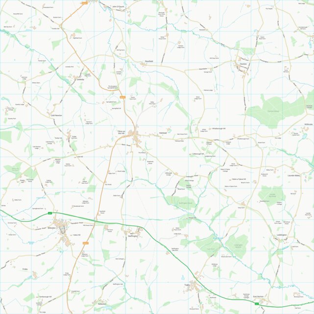 Harborough District (SK70) Map by UK Topographic Maps | Avenza Maps