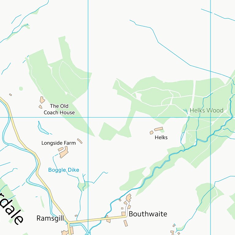Harrogate District (B) (SE17) Map by UK Topographic Maps | Avenza Maps