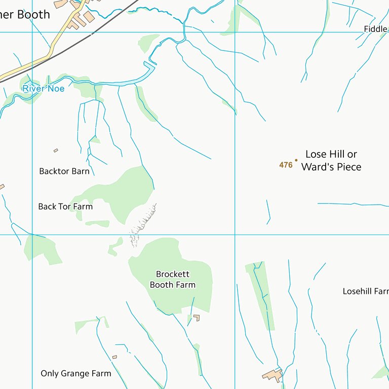 High Peak District (B) (SK18) Map by UK Topographic Maps | Avenza Maps