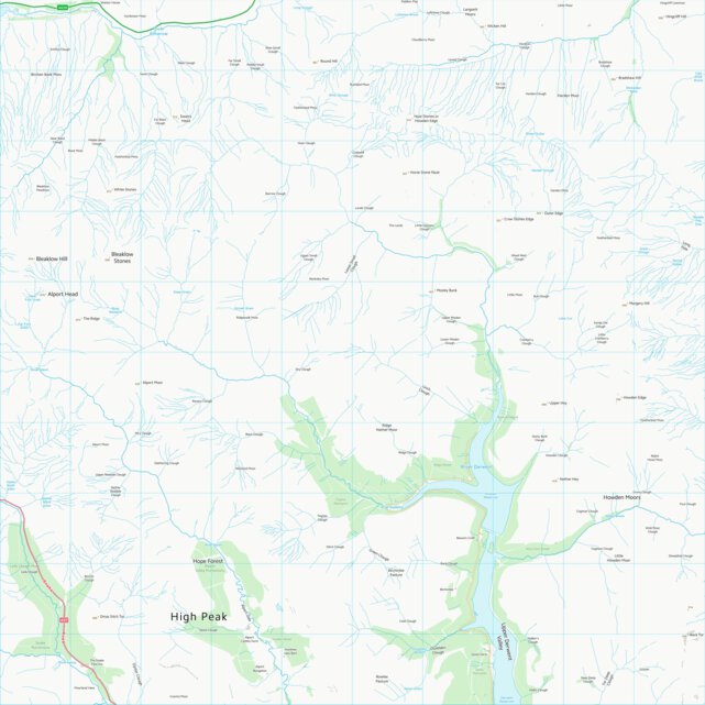High Peak District (B) (SK19) Map by UK Topographic Maps | Avenza Maps