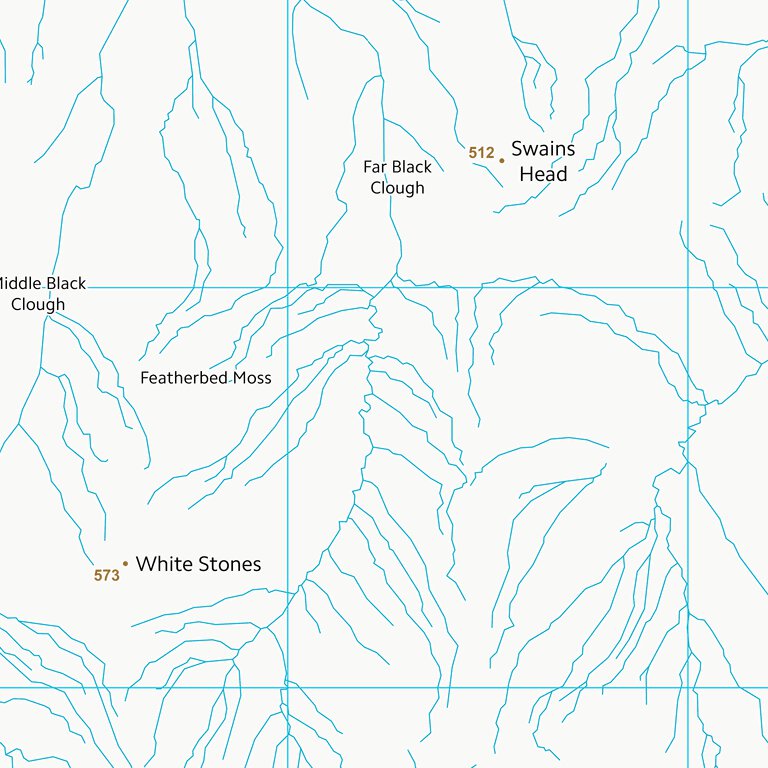 High Peak District (B) (SK19) Map by UK Topographic Maps | Avenza Maps