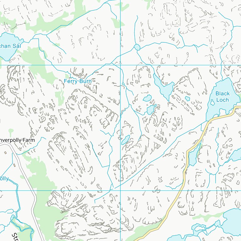 Highland (NC01) Map by UK Topographic Maps | Avenza Maps