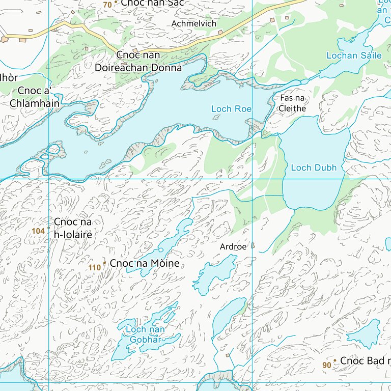 Highland (NC02) Map by UK Topographic Maps | Avenza Maps