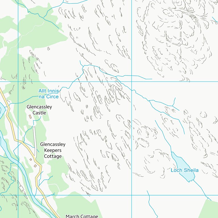 Highland (NC40) Map by UK Topographic Maps | Avenza Maps
