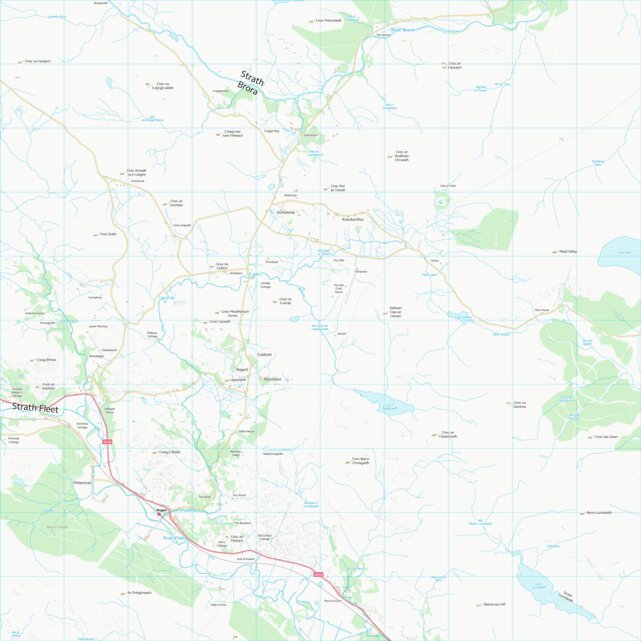 Highland (NC70) Map by UK Topographic Maps | Avenza Maps