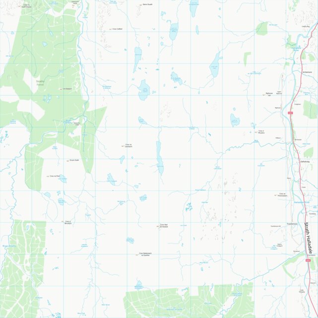 Highland (NC85) Map by UK Topographic Maps | Avenza Maps