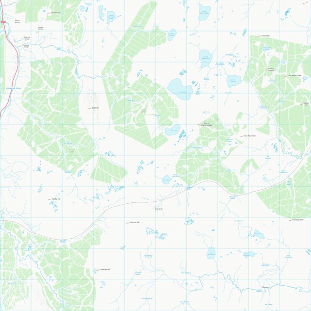 Highland (NC94) Map by UK Topographic Maps | Avenza Maps