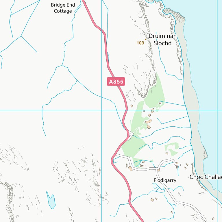 Highland (NG47) Map by UK Topographic Maps | Avenza Maps