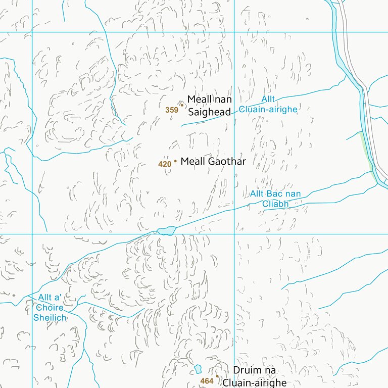 Highland (NG70) Map by UK Topographic Maps | Avenza Maps