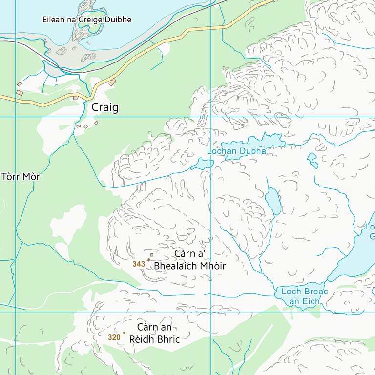 Highland (NG83) Map by UK Topographic Maps | Avenza Maps
