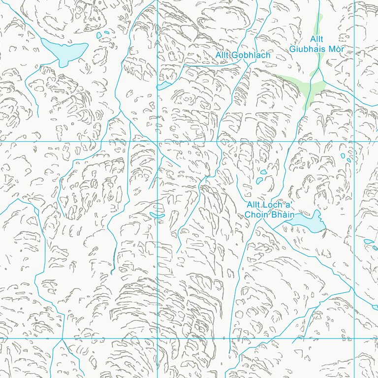 Highland (NG96) Map by UK Topographic Maps | Avenza Maps
