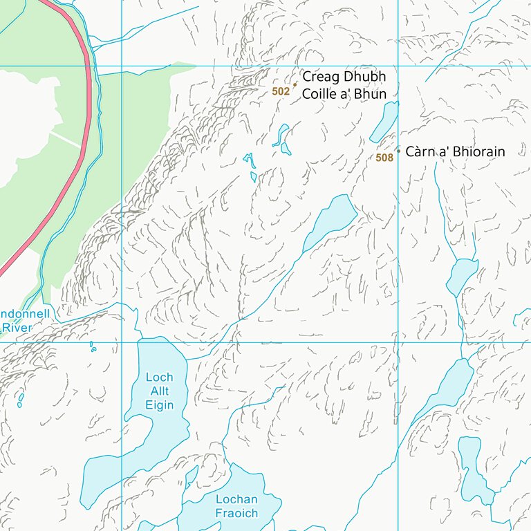 Highland (NH18) Map by UK Topographic Maps | Avenza Maps
