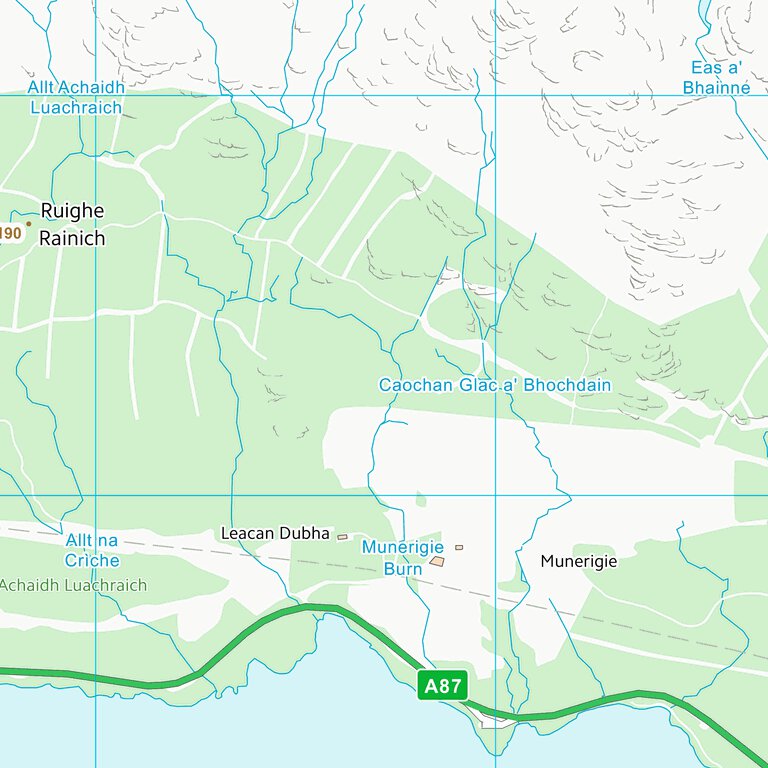 Highland (NH20) Map by UK Topographic Maps | Avenza Maps