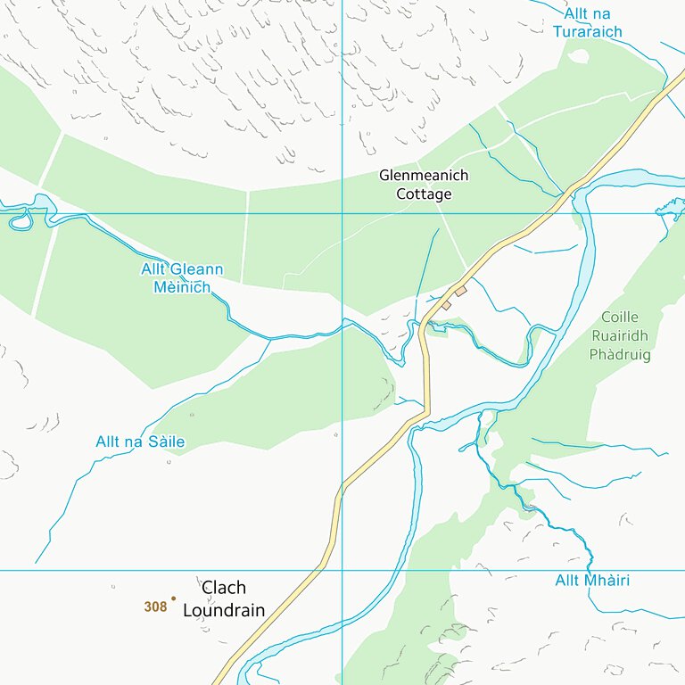Highland (NH25) Map by UK Topographic Maps | Avenza Maps