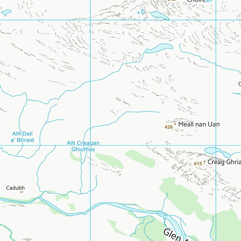 Highland (NH29) Map by UK Topographic Maps | Avenza Maps