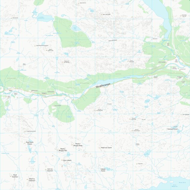 Highland (NH35) Map by UK Topographic Maps | Avenza Maps