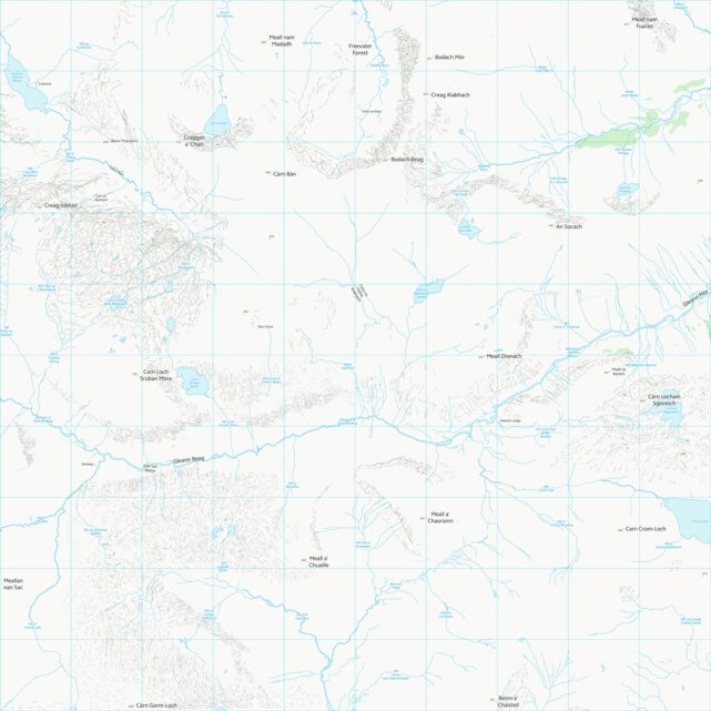 Highland (NH38) Map by UK Topographic Maps | Avenza Maps