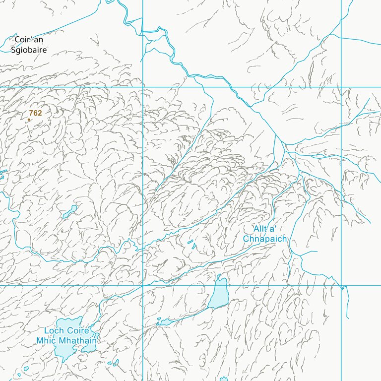 Highland (NH38) Map by UK Topographic Maps | Avenza Maps