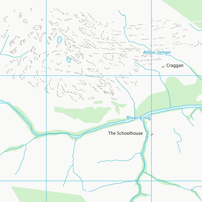 Highland (NH39) Map by UK Topographic Maps | Avenza Maps