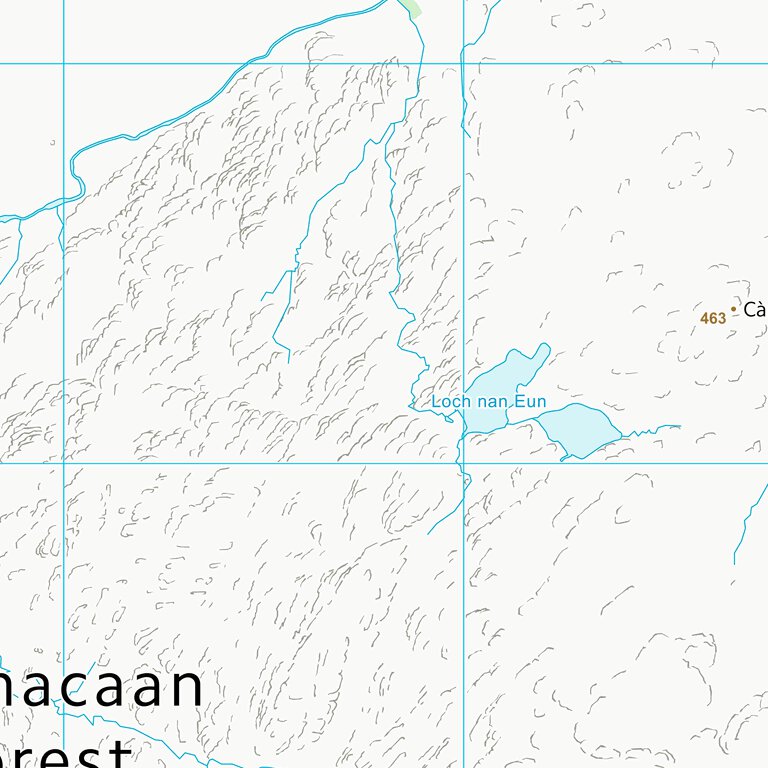 Highland (NH42) Map by UK Topographic Maps | Avenza Maps