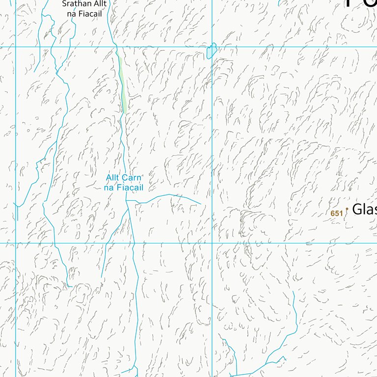 Highland (NH42) Map by UK Topographic Maps | Avenza Maps